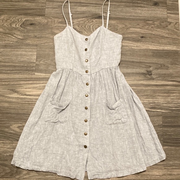 Cope | Dresses | Cope Spaghetti Strap Chambray Dress | Poshmark